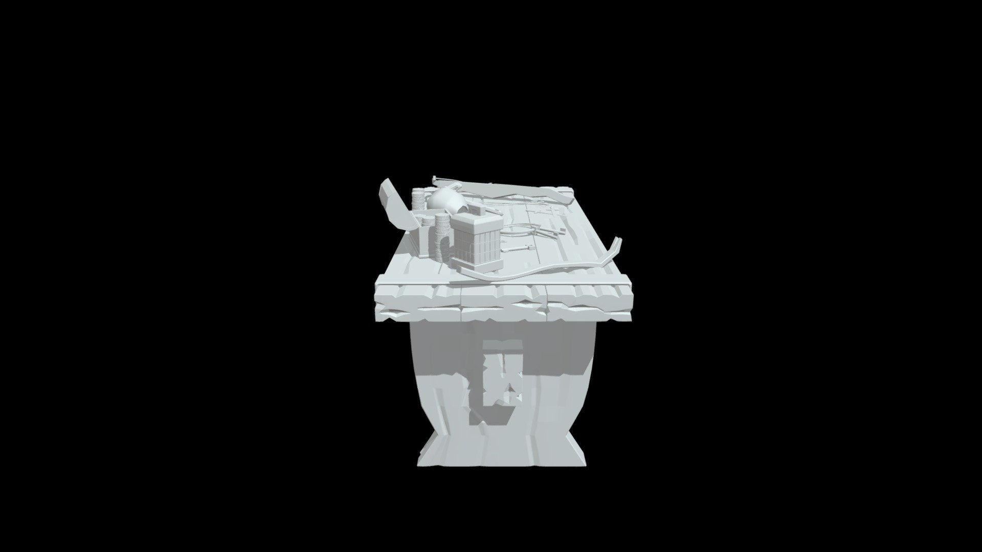 Medieval Table and Props - Thief Class - 3D model by Chanelle (@cmazenq ...