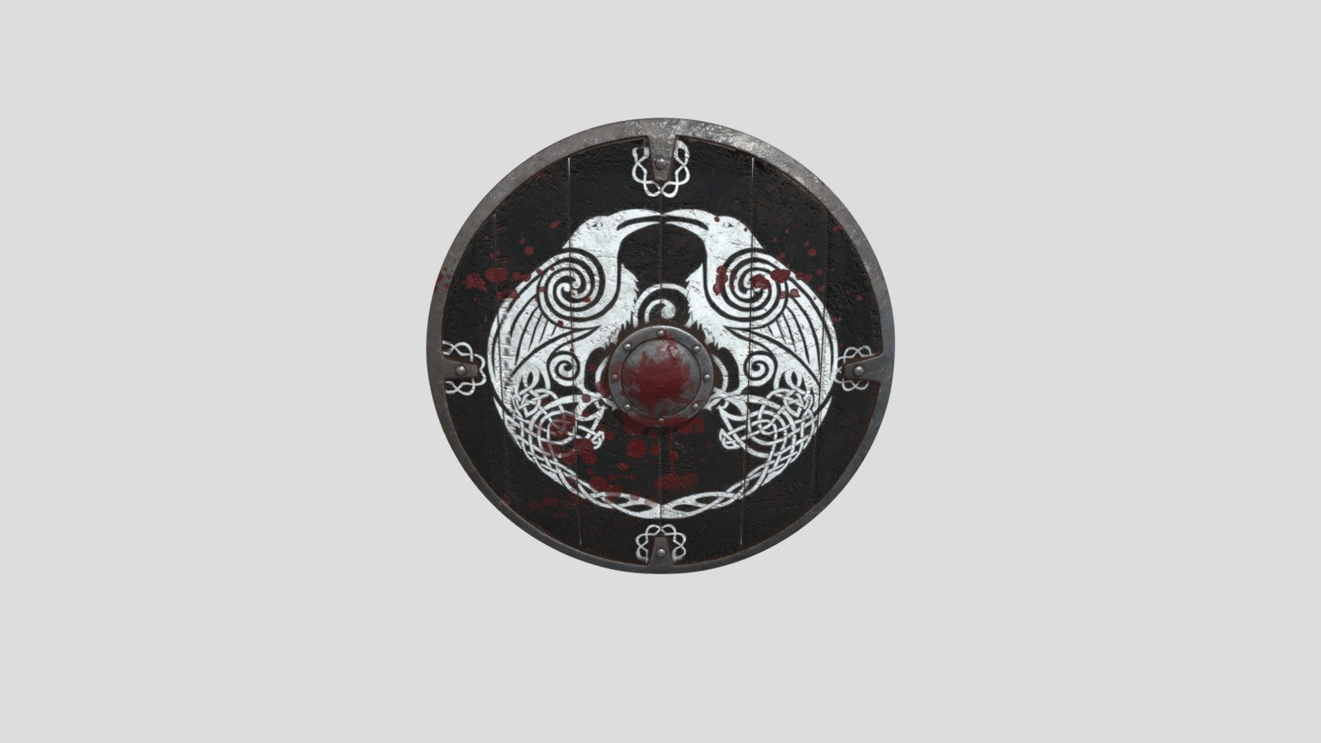 Realistic Asset: Viking Shield - 3D model by Jack Ireland (@jackireland ...