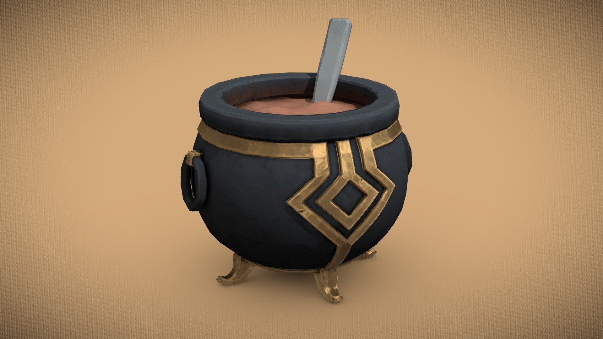 Crude Cauldron - Bronzebeard's Tavern - 3D model by chrlog [15d2e38 ...