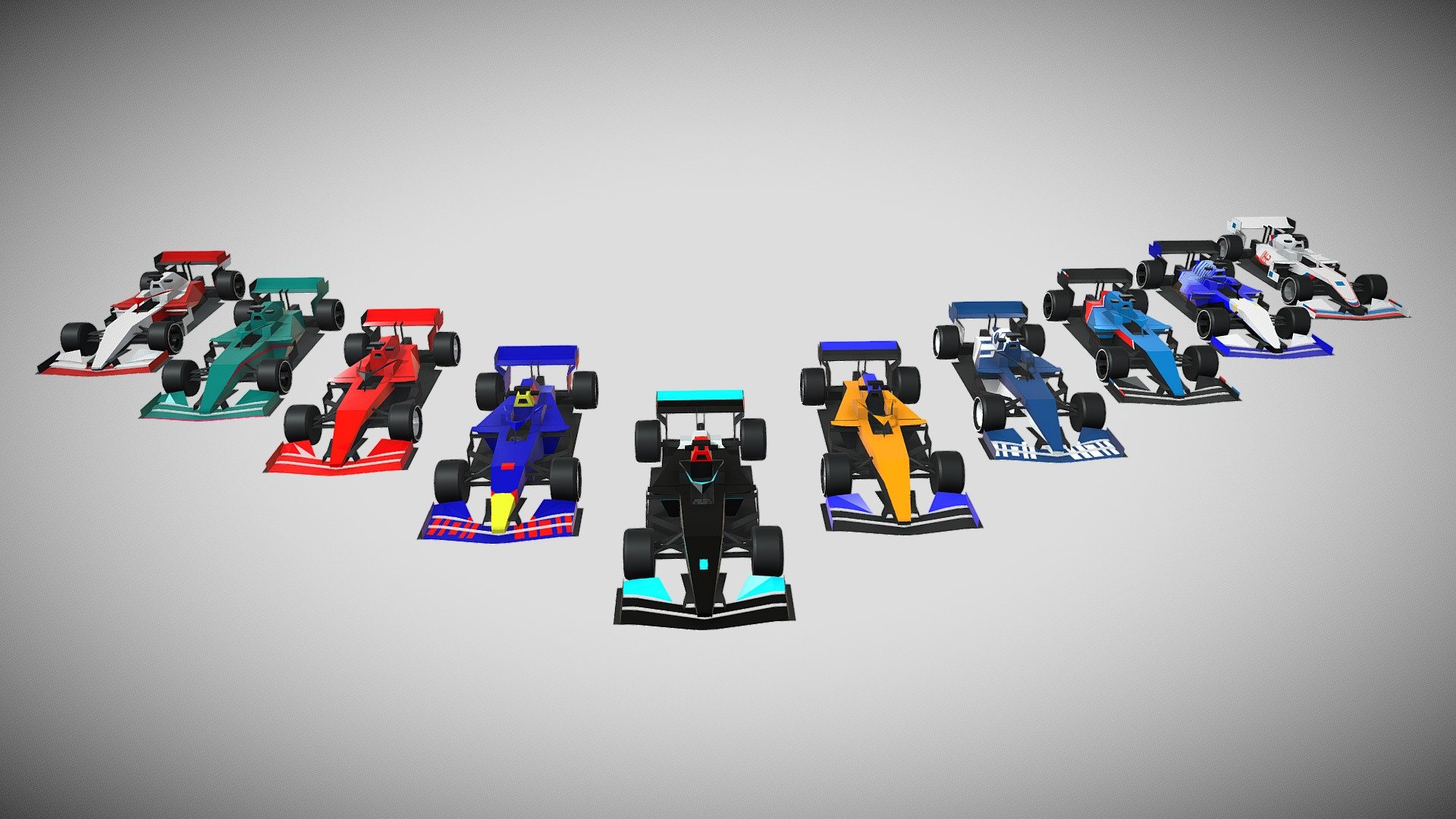 2021 Season F1 Low Poly Models - 3D model by Total Craft (@total_craft ...