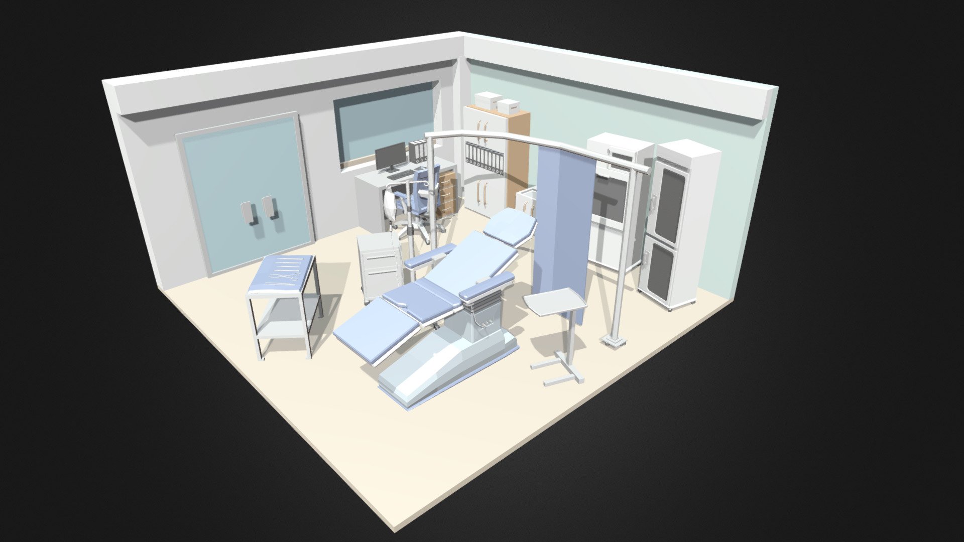 Doctor's Healthcare Clinic - Buy Royalty Free 3D model by ...