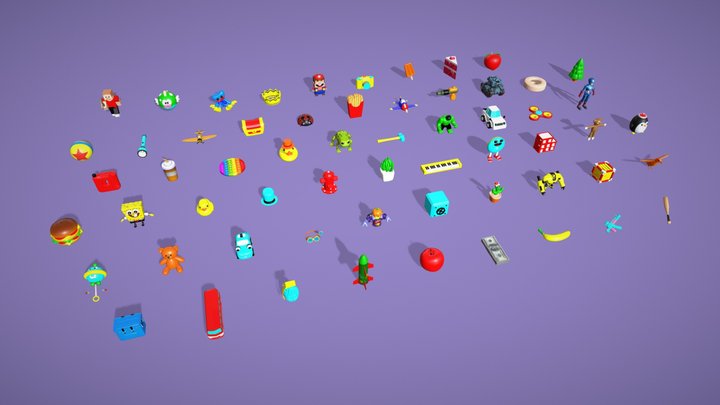 Toy-collection 3D models - Sketchfab