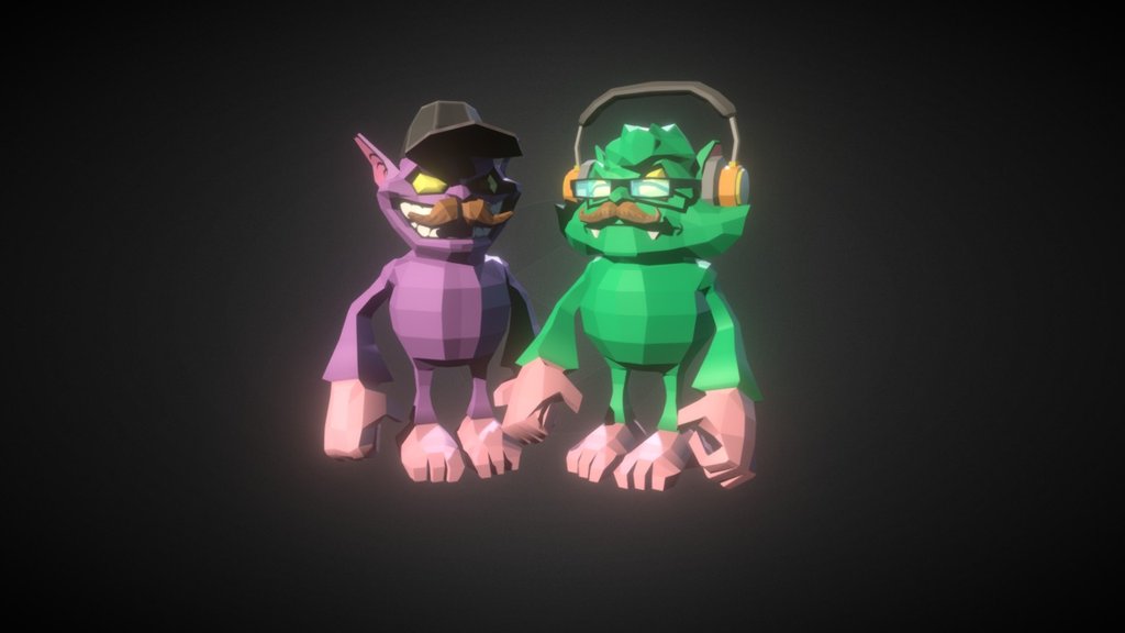 Monsters With Tiny Mustaches - 3D model by Prefix Studios ...