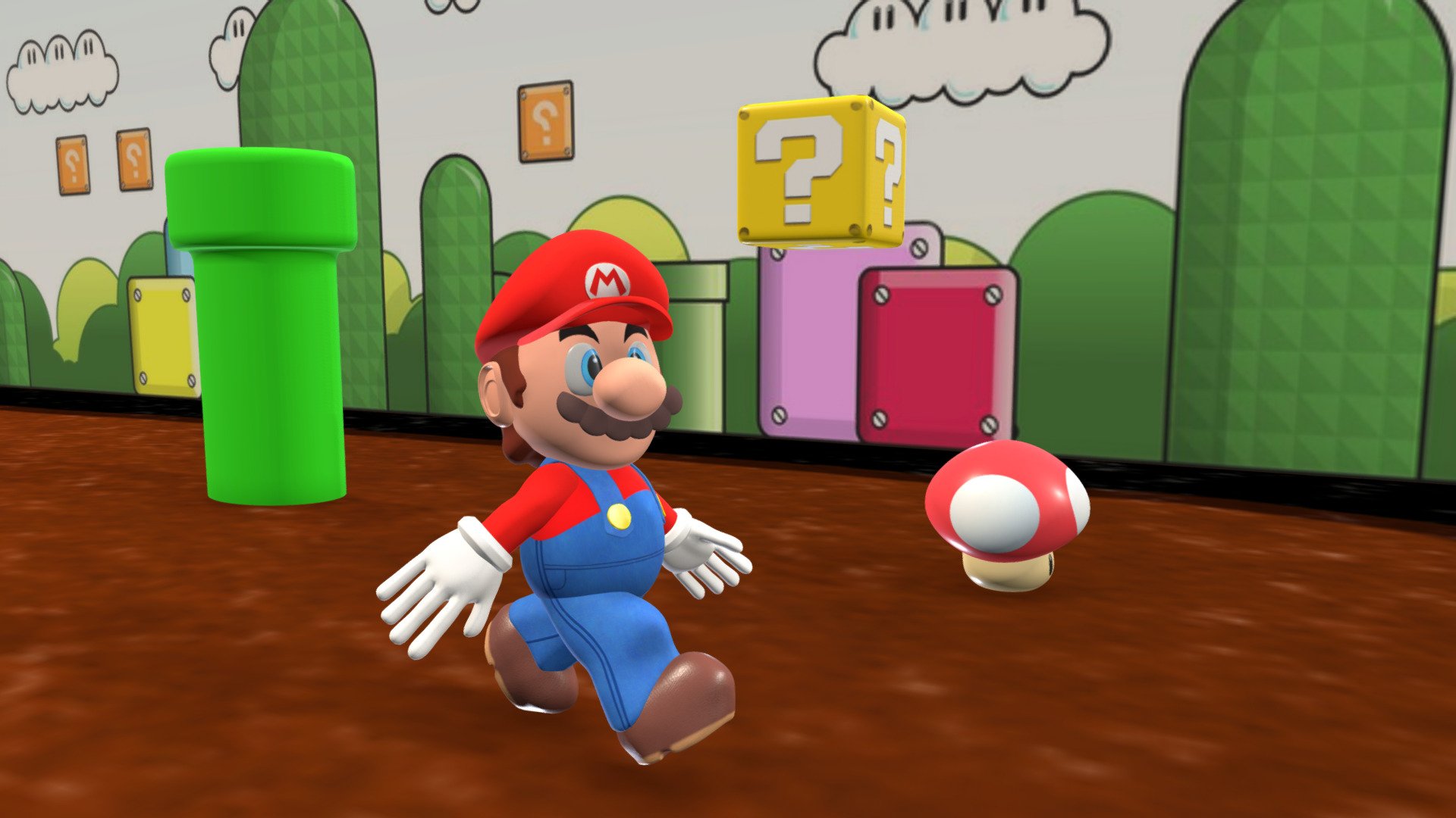 Super Mario Mesh - 3D model by YahGabi [15d5e82] - Sketchfab