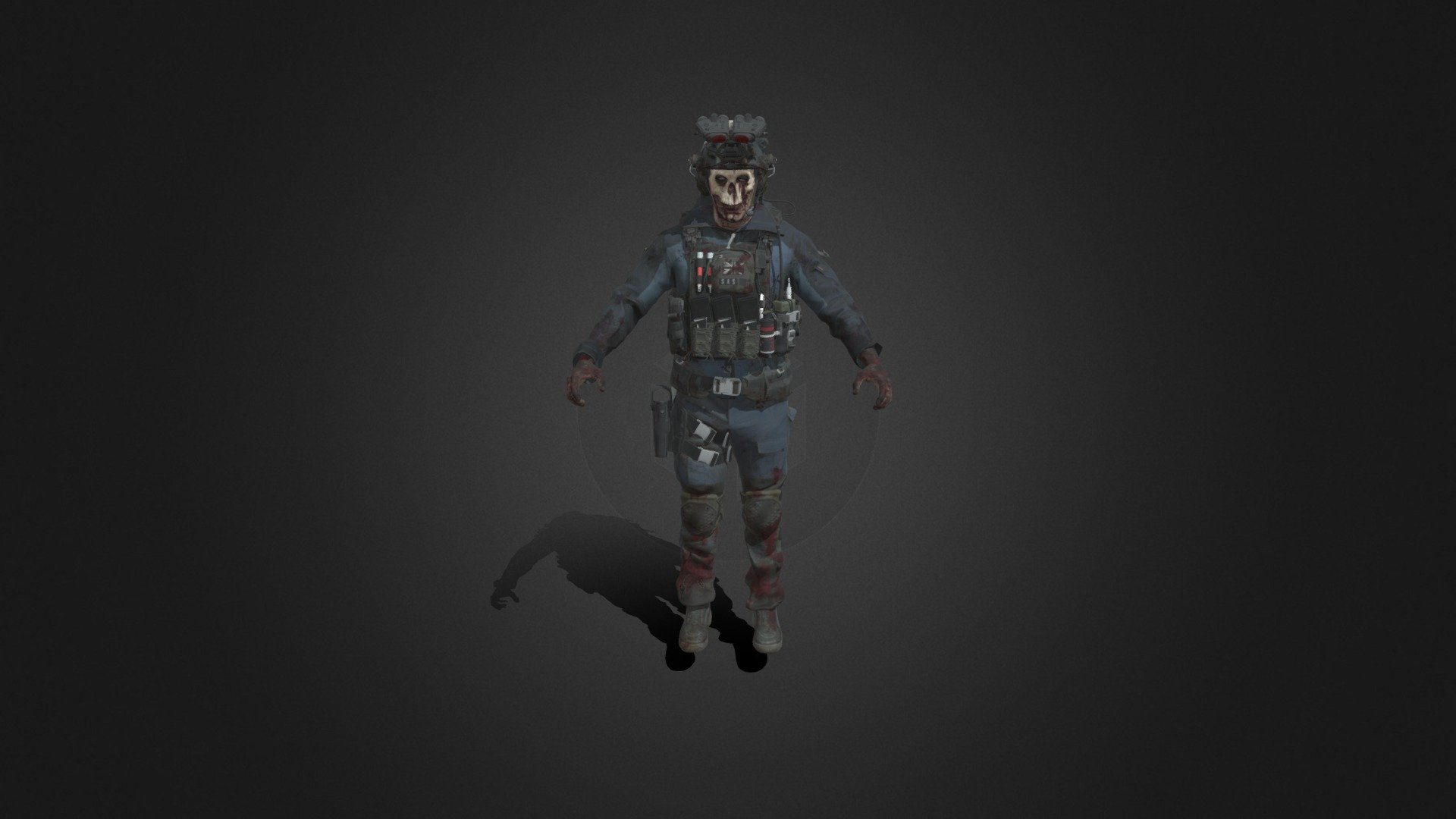 Ghost Zombie - Download Free 3D model by Ghost73 (@Ghost73_2) [15d678c ...