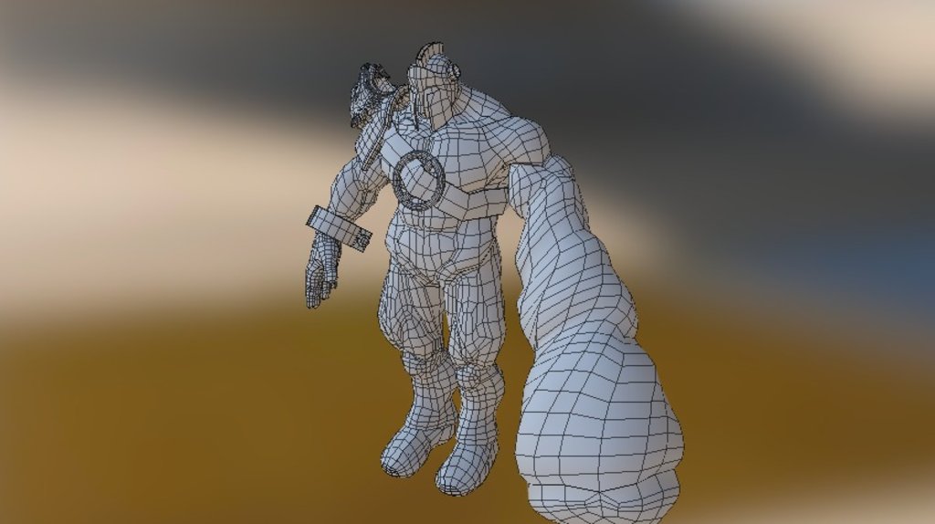 monster for my college project - 3D model by radiated_monkey [15d6d3f ...