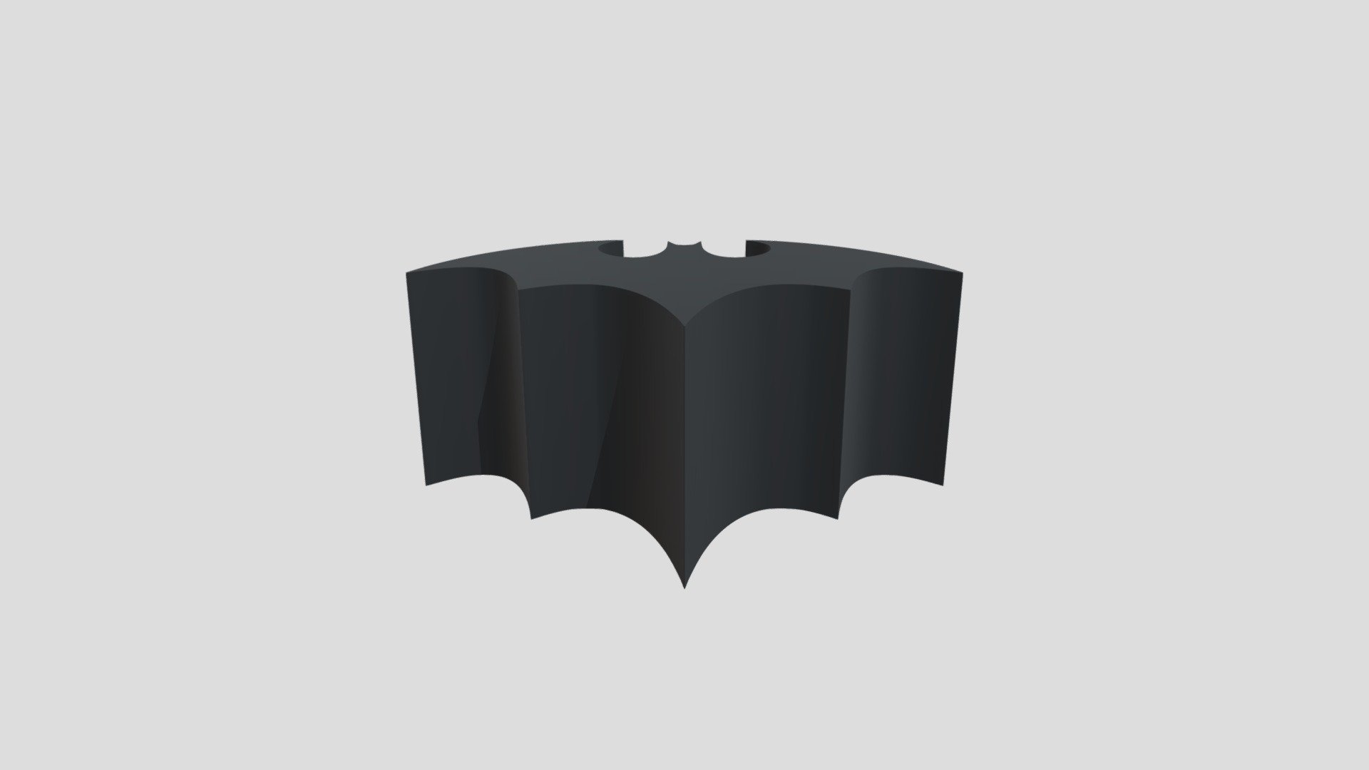Batman Logo - 3D model by kenixben [15d8c7f] - Sketchfab