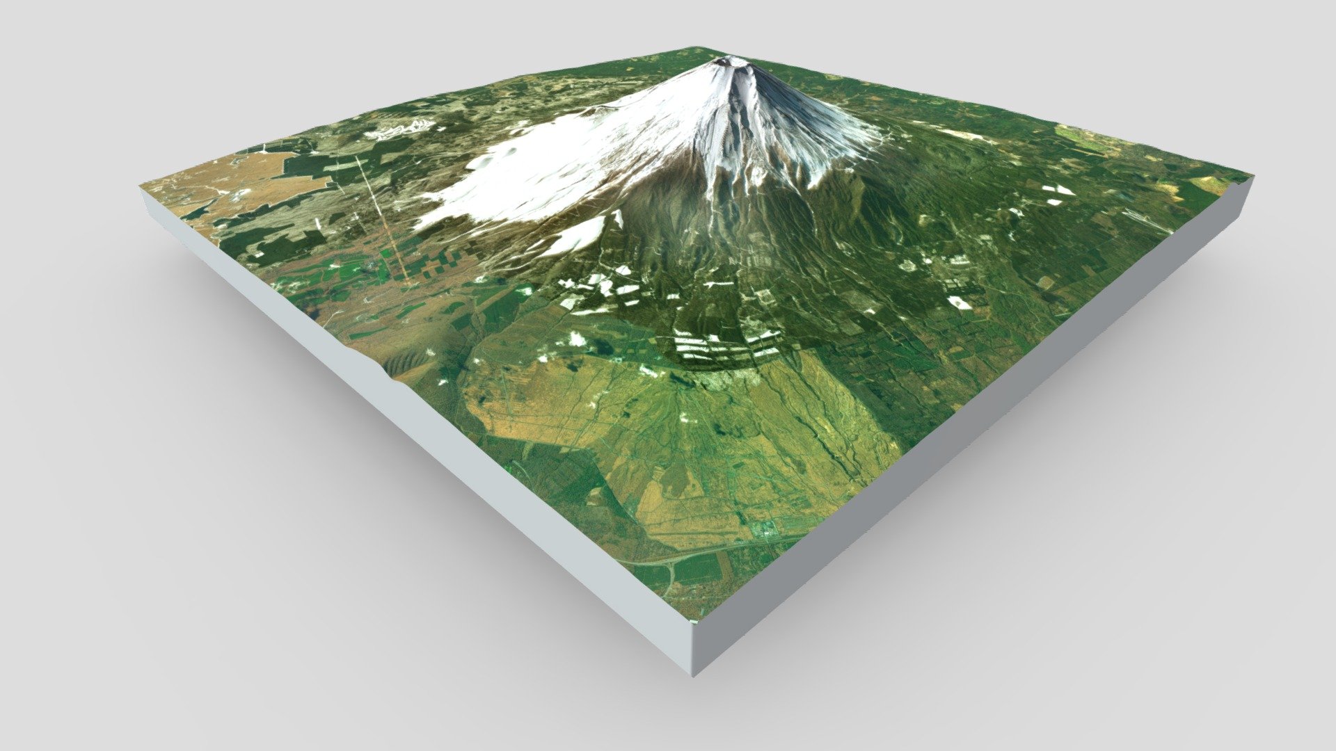 Fuji Japan - 3D model by e-sfera (@skolskaknjiga) [15dae9c] - Sketchfab
