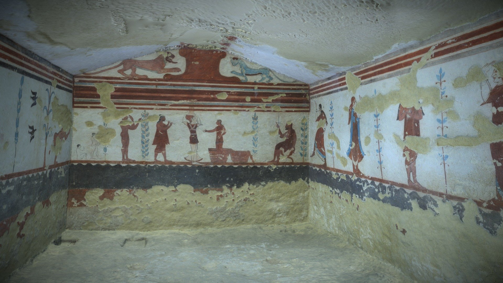 Tomba Dei Giocolieri, fine VI sec. a.C. - 3D model by Museo ...