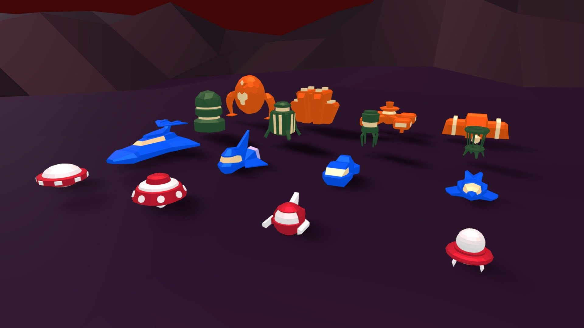 Space mini asset - Low Poly - 3D model by Amil (francescolima74 ...