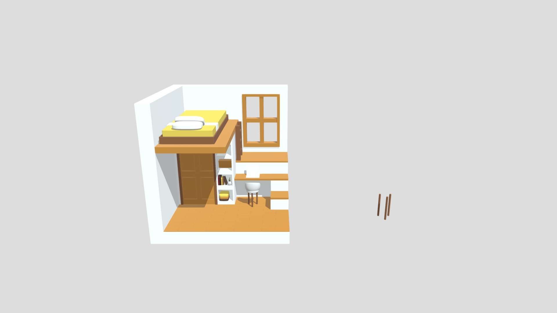 my room - 3D model by juurimatsu [15dc748] - Sketchfab