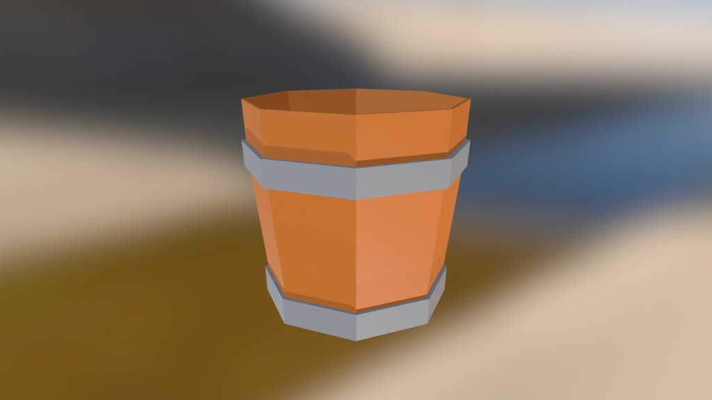 Wooden Bucket - 3D model by Phoenix (@blenderphoenix) [15dcdb2] - Sketchfab