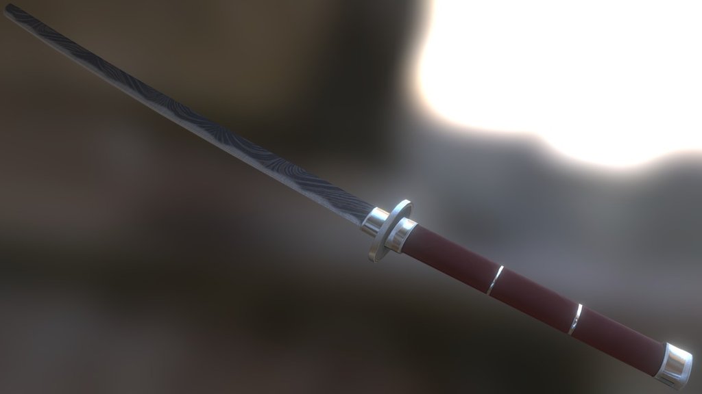 Elegant Katana - 3D model by Ben Dodd (@bendodd135) [15dd26a] - Sketchfab
