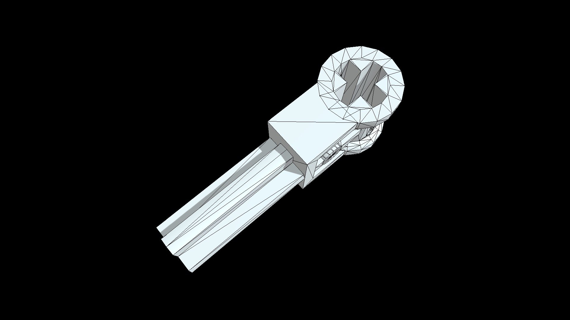 Axle 2L with Reverser Handle Axle Connector - 3D model by ...