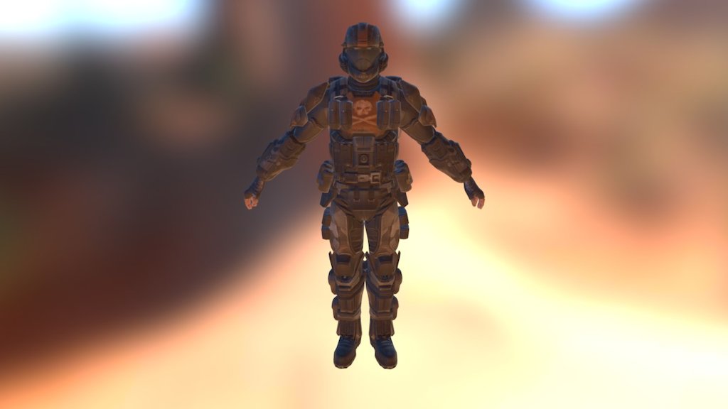 ODST Swarm Marine - 3D model by MAGISTER [15de109] - Sketchfab