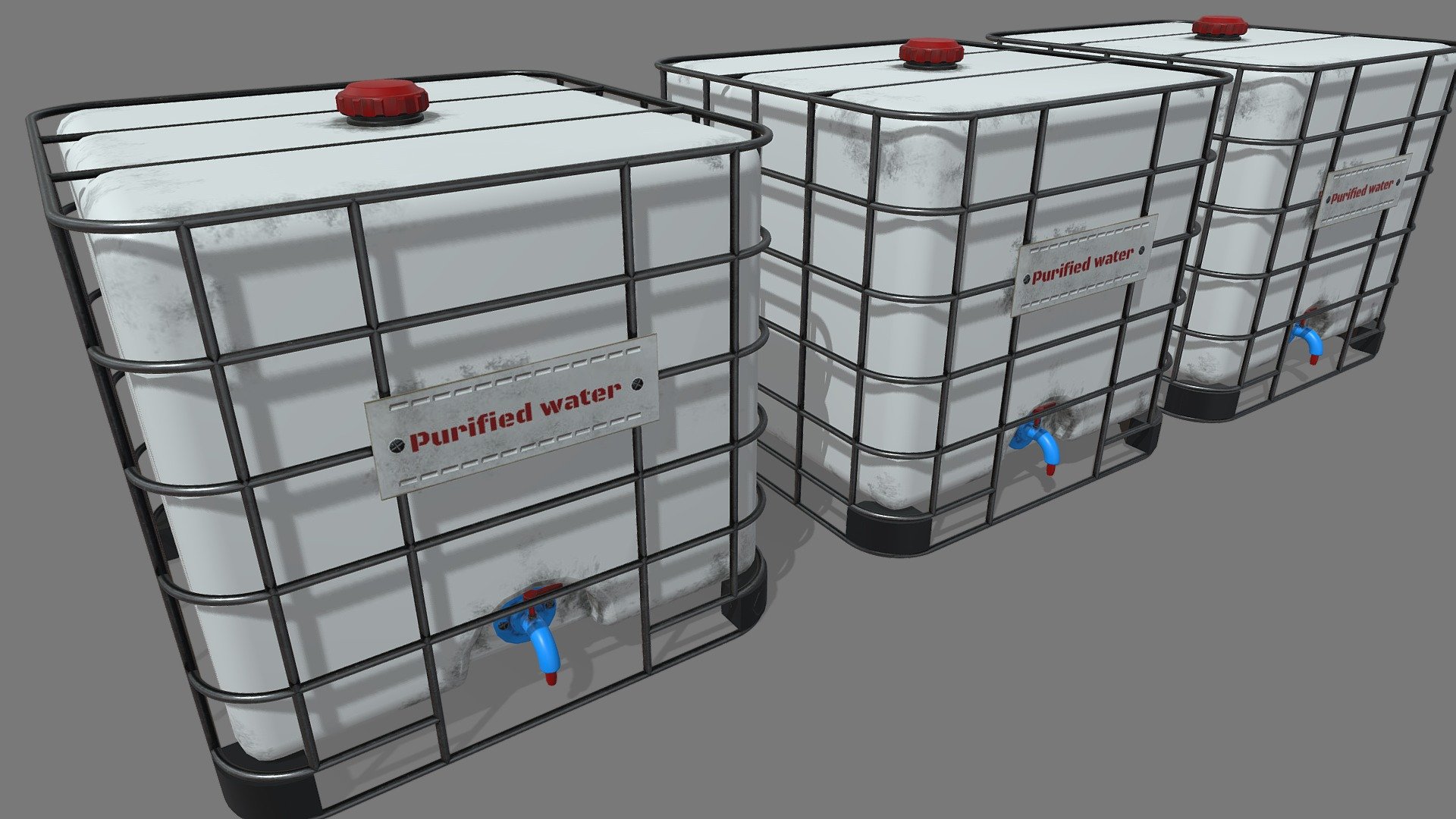 Plastic water container - 4MB - Download Free 3D model by Mehdi ...