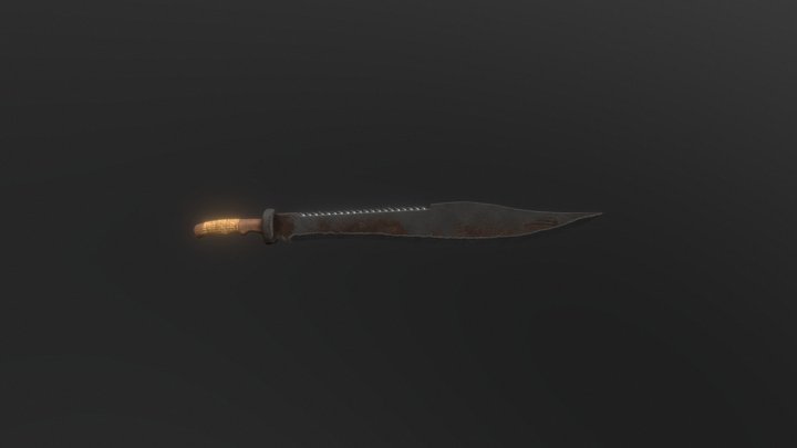 Machete-low-poly 3D models - Sketchfab