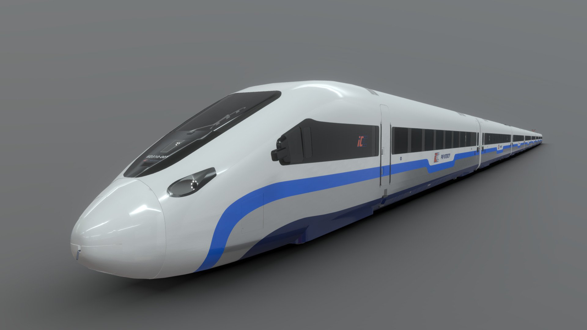 ED310 - High-Speed Train [High Poly] - Buy Royalty Free 3D model by ...