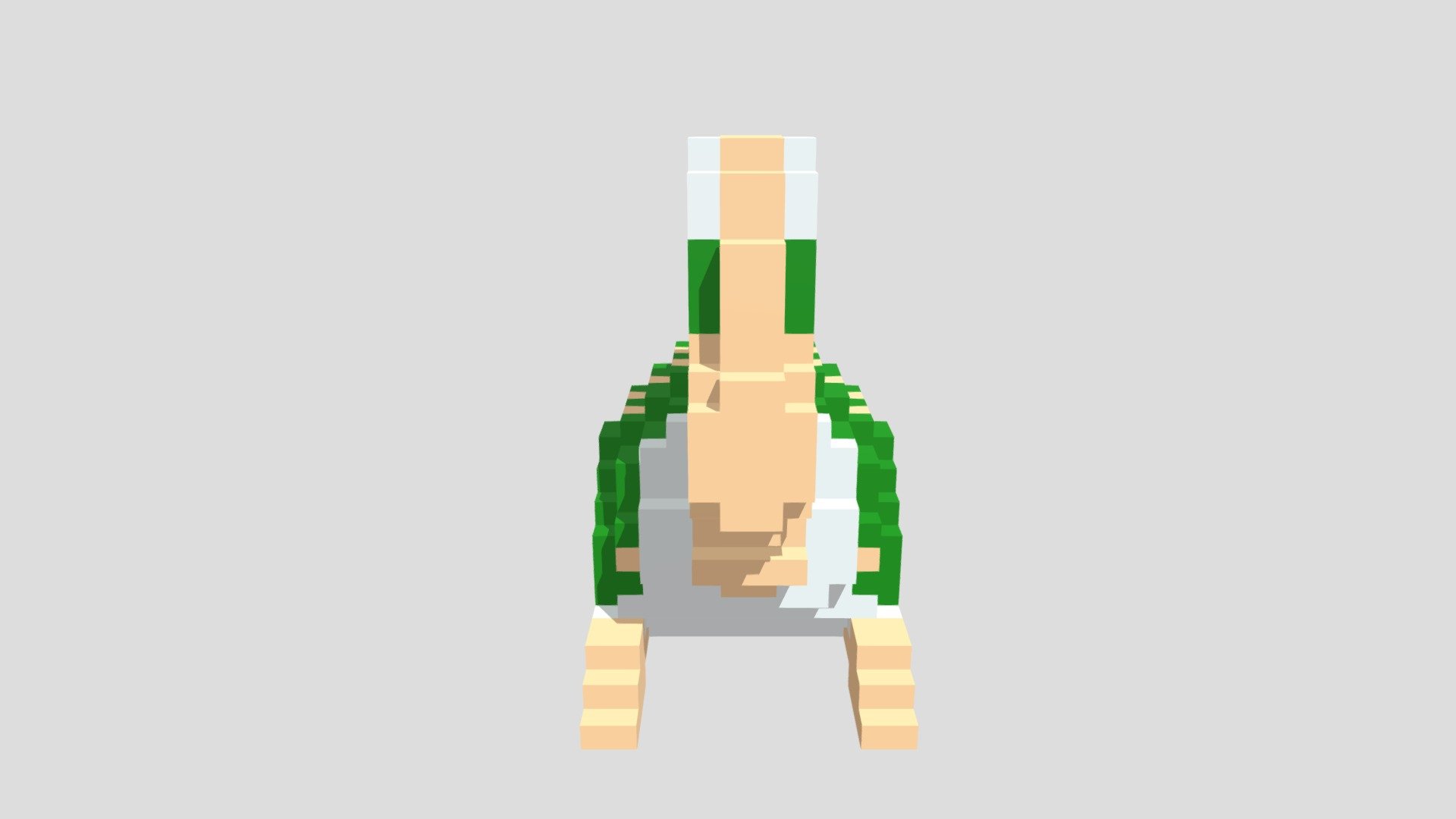 Koopa Troopa - Download Free 3D model by Voxelbuilder [15e0163] - Sketchfab