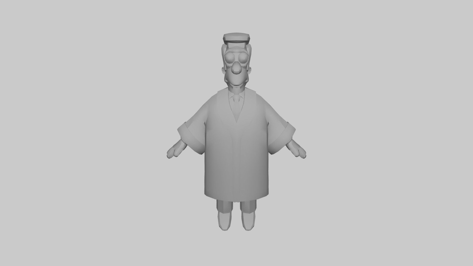The Simpsons Game (2007) - Rev. Lovejoy - Download Free 3D model by ...