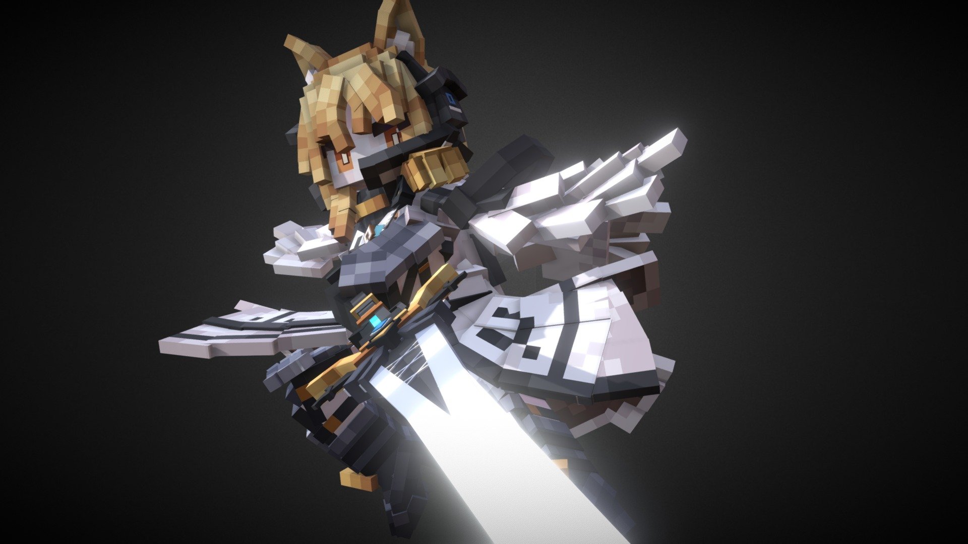 Arknights-Nearl the Radiant Knight - 3D model by GODZILLA256 [15e1b0b ...