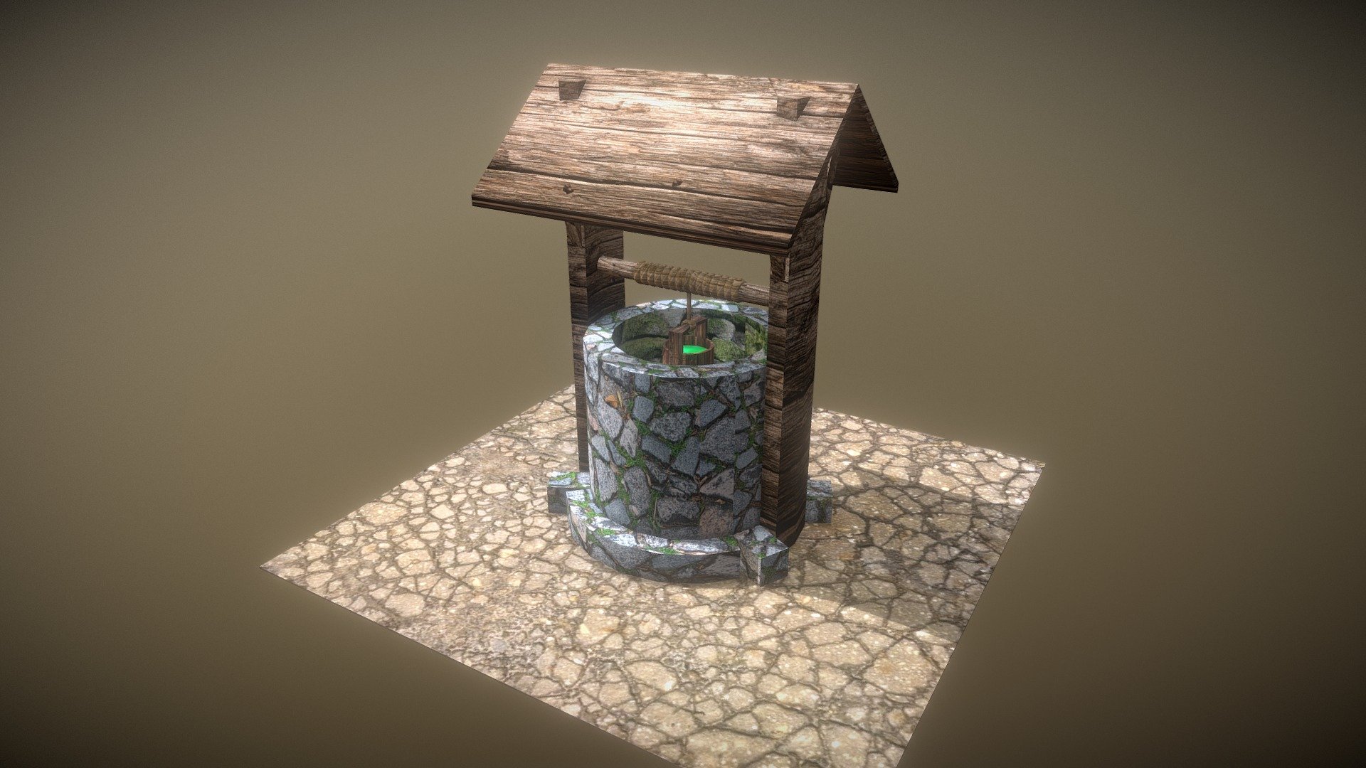 30 Min | Fantasy Medieval Well - 3D model by Cal Millward ...