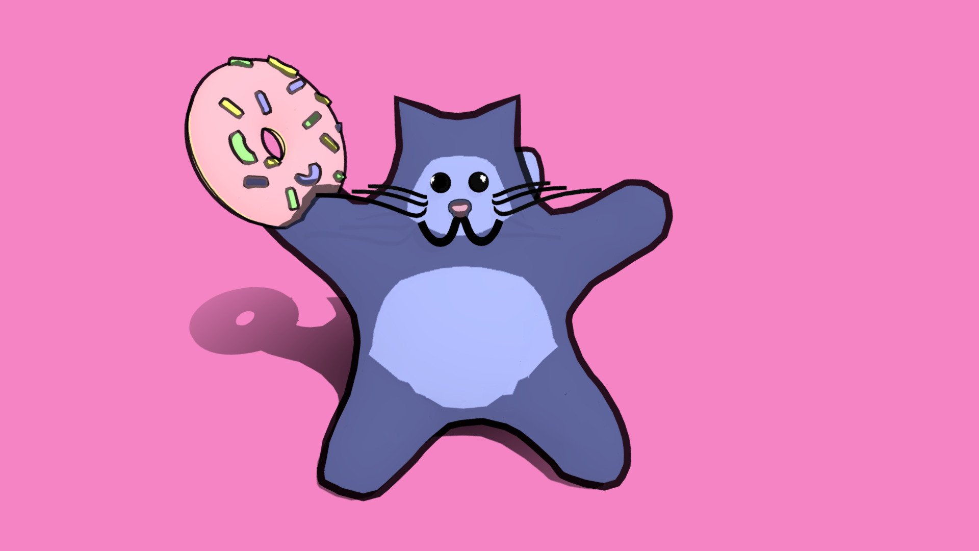 fat cat - Download Free 3D model by penqin (@pinqin) [15e40ba] - Sketchfab