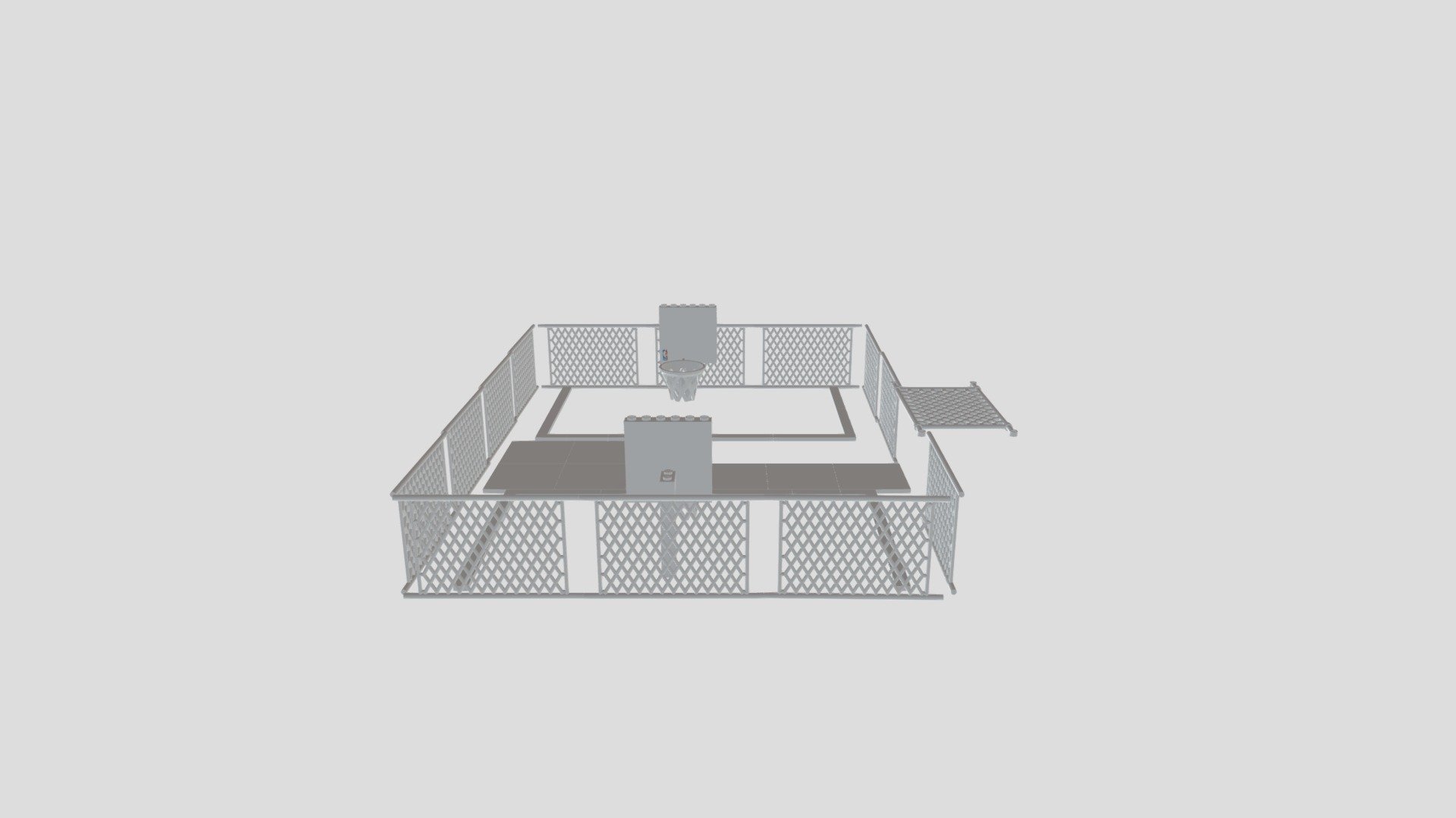 Lego Basketball court - 3D model by Christian.I [15e4b5d] - Sketchfab