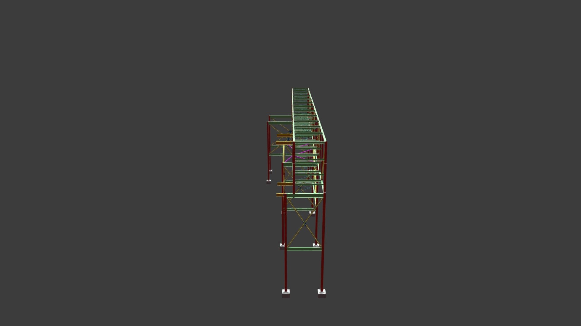 USEAÇO - Pipe Rack - 3D model by TM Steel Engenharia (@marcprojeto ...