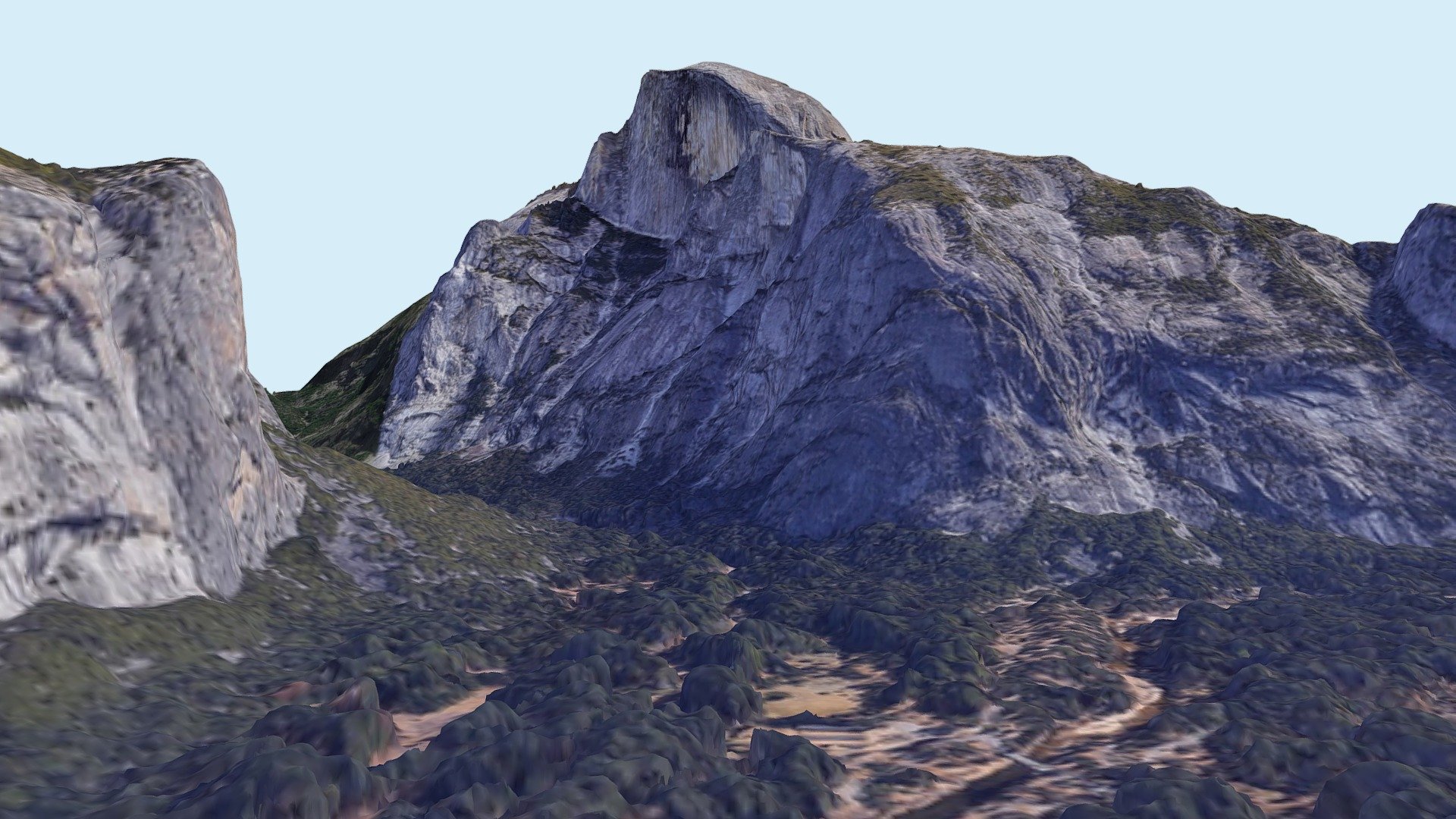 Half Dome - California, USA - Download Free 3D model by Rafael Kenji ...