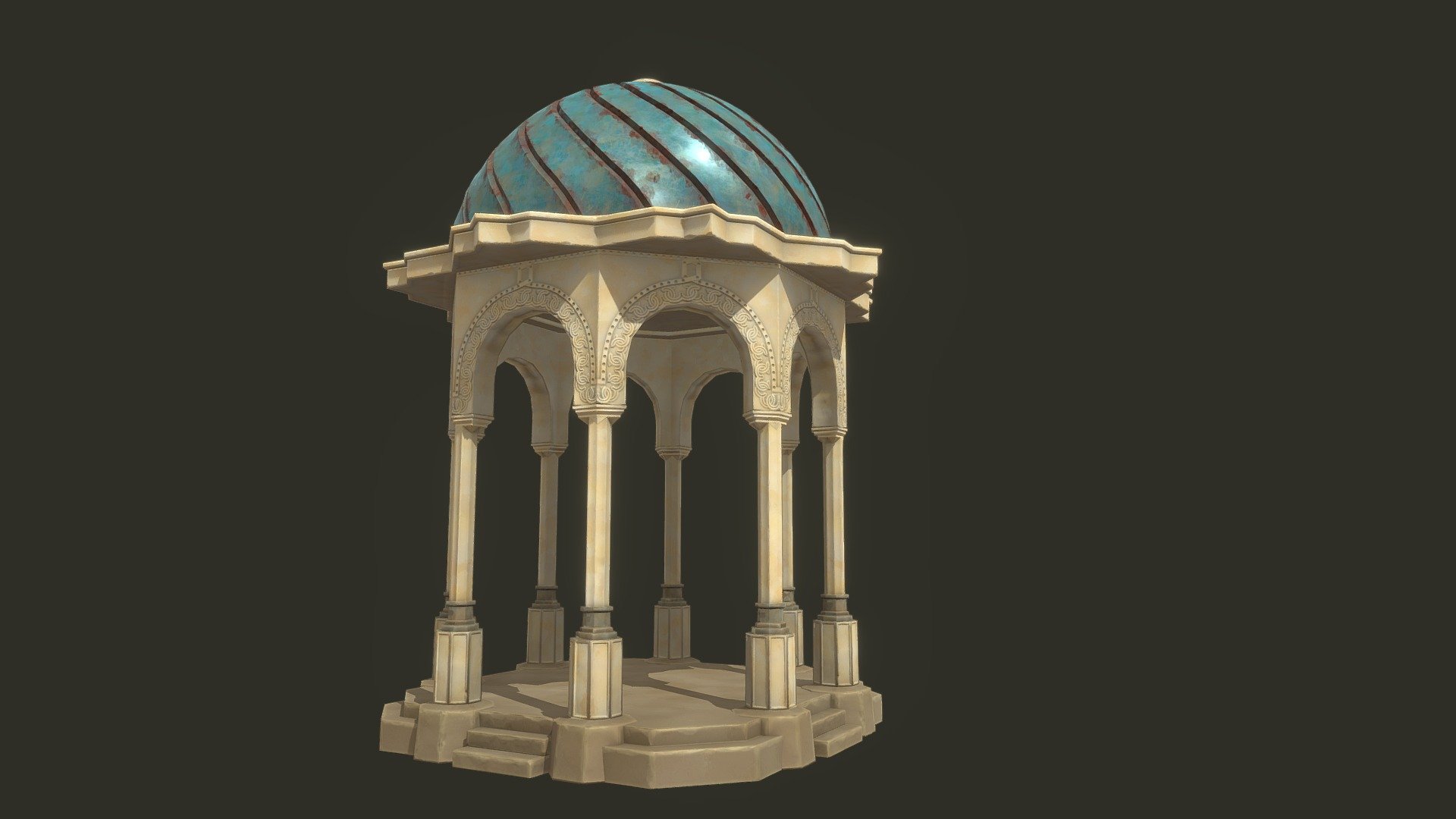 Rotonda - 3D model by Kris_de_Lioncourt [15e828b] - Sketchfab