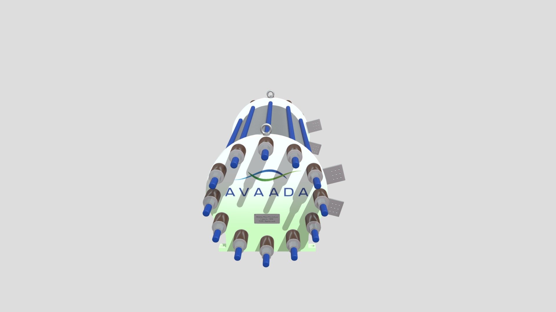 Avaada Electrolyzer Stack - 3D model by priti.patnaik [15e8ae2] - Sketchfab