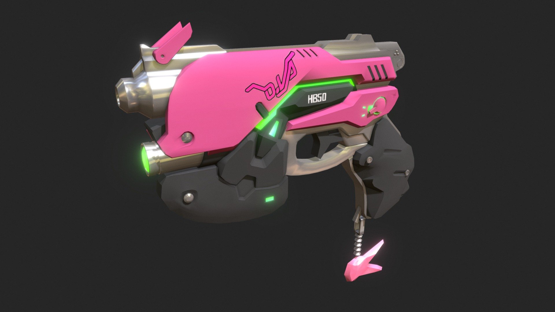 D.va weapon - 3D model by LubnaAlHamouri (@LubnaHamouri) [15e956c ...
