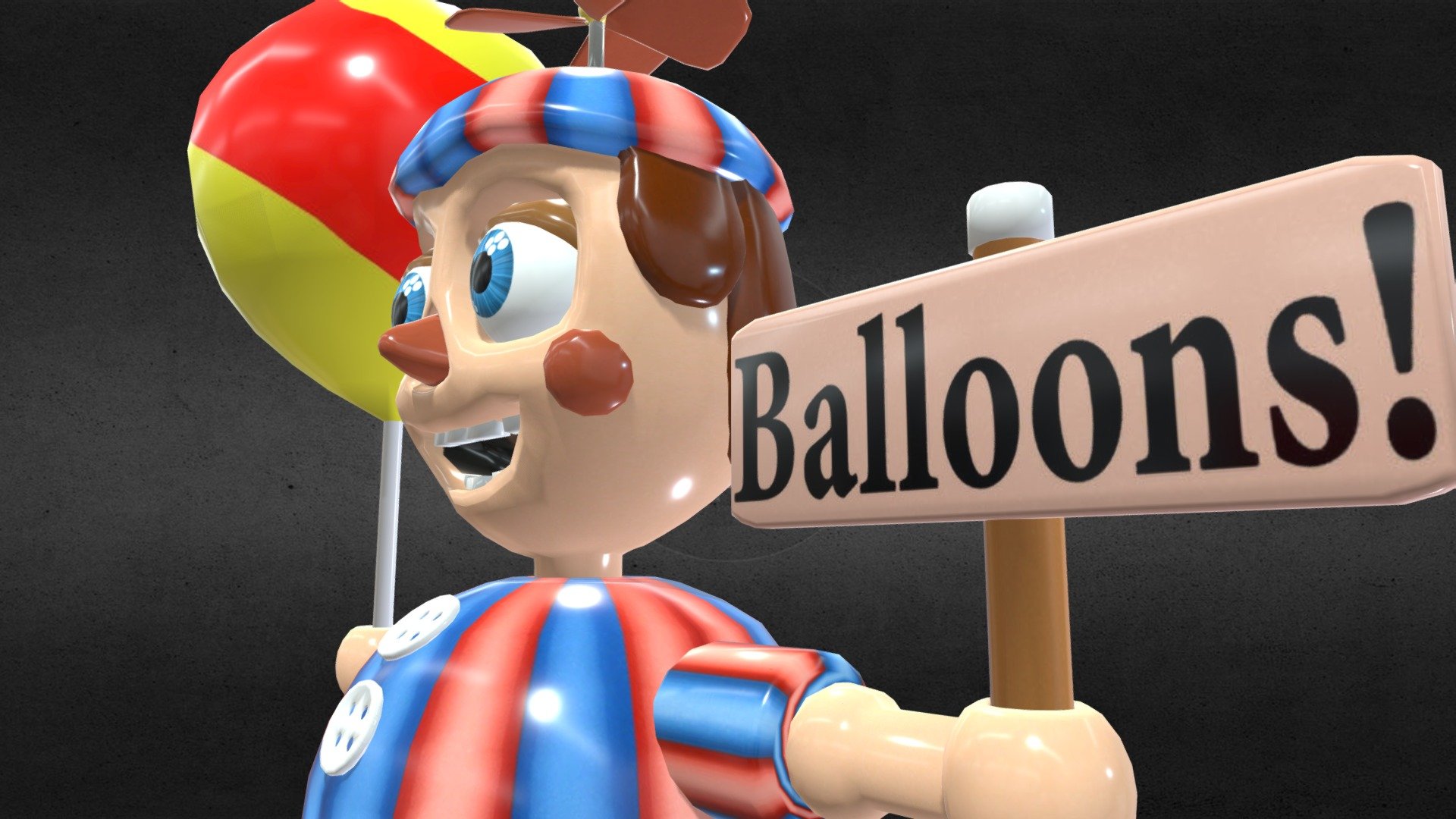 Balloon Boy - Five Nights at Freddy's 2 - Download Free 3D model by ...