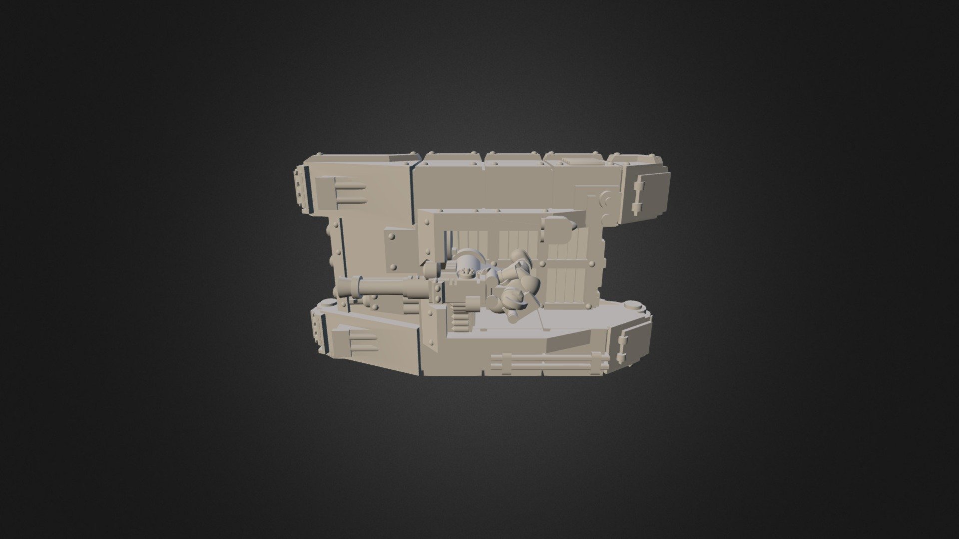 Light Scout Tank W Gunner - 3D model by wmn_design [15ecd2f] - Sketchfab