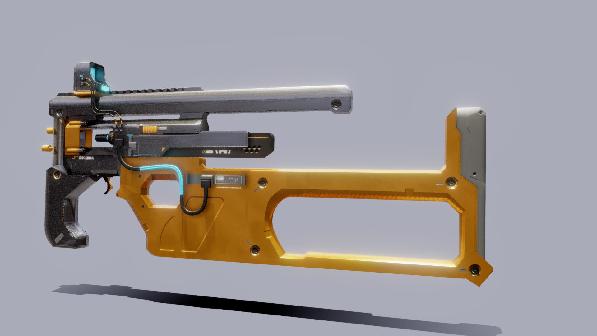 High Voltage Gun - Animated - PBR - 3D model by Ginny Sutton ...