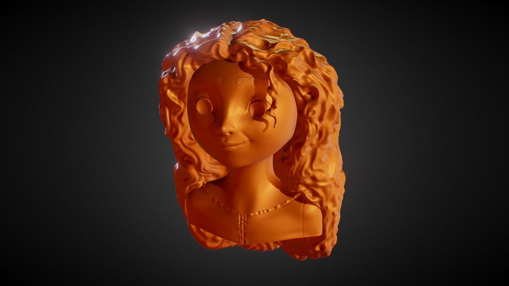 Disney Char "Merida" (Day 12 SculptJanuary 2016) - Download Free 3D ...