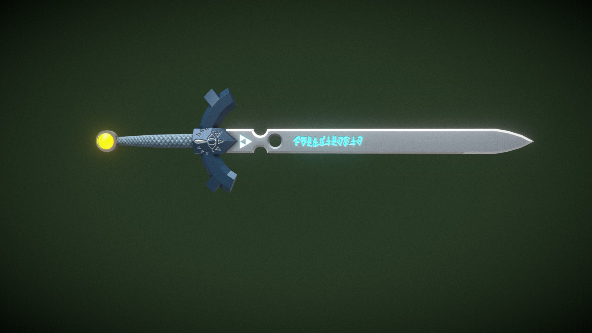 The Master Sword - 3D model by Aaron Vantrees (@NinjaStreak456 ...