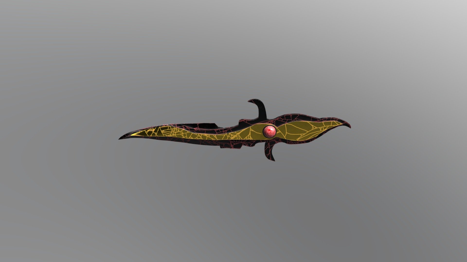 Golden Dagger - Download Free 3D model by Obsidian3D Studio ...