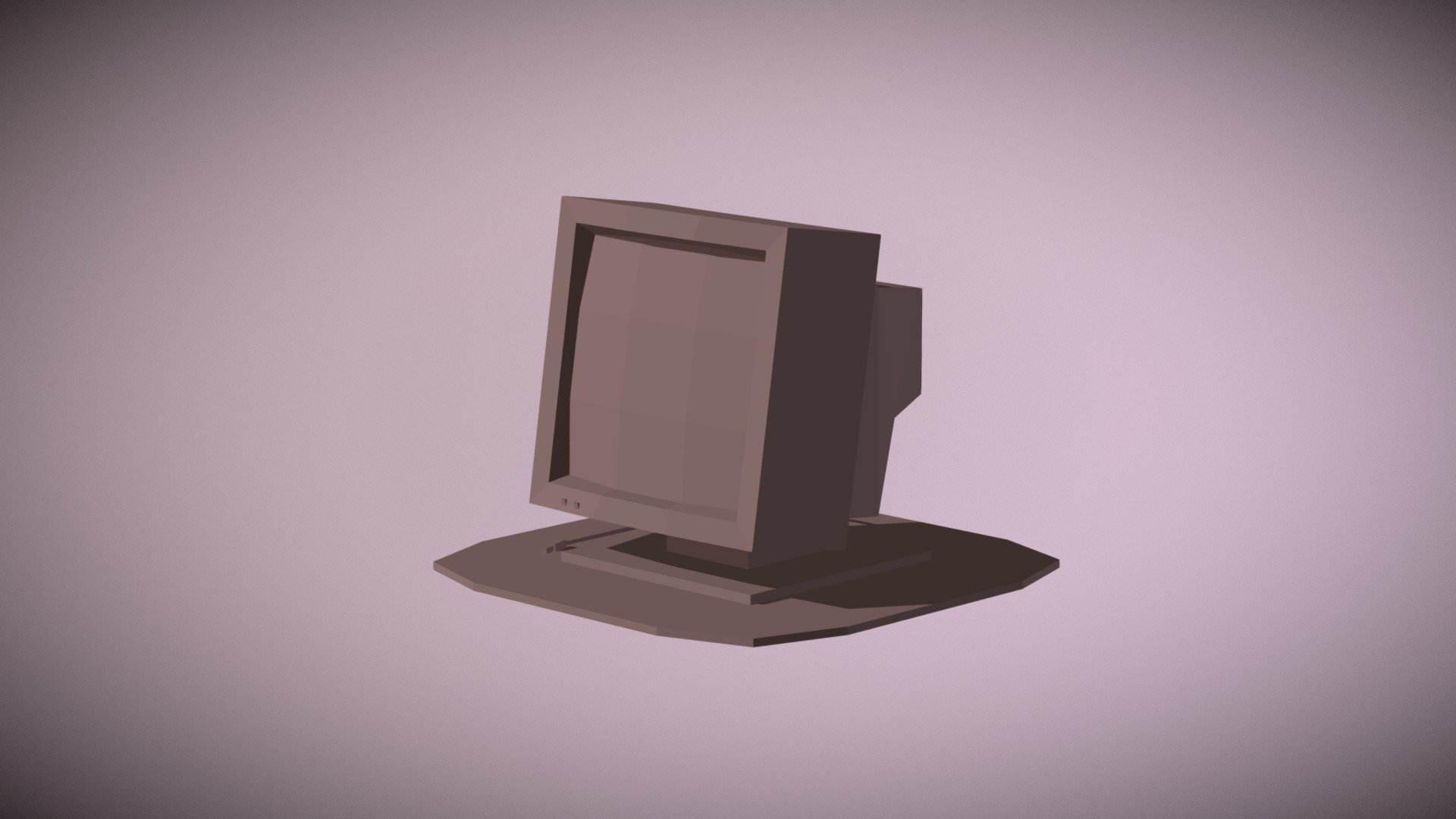 #4 Monitor- Household Props Challenge - 3D model by _LowPoly_ [15f248f ...