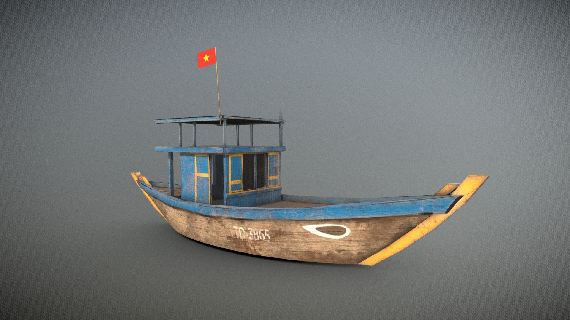 Fishing Boat - Download Free 3D model by Trieu Duong Luu (@Duong.Trieu ...