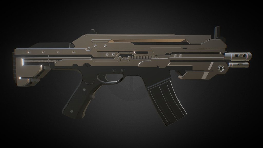 L-Gun (NF) (RP1) - 3D model by mx2 (@masterxeon1001) [15f440e] - Sketchfab