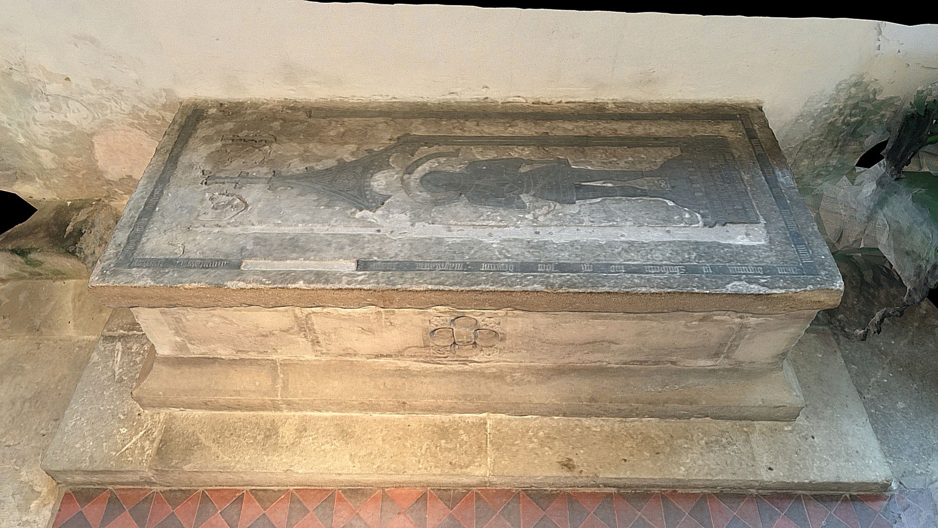 Medieval brass, Ulcombe Church - 3D model by Kent Archaeological ...