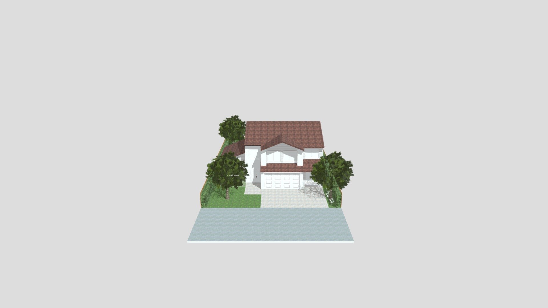 Large and Luxurious suburbs home - Download Free 3D model by Home ...