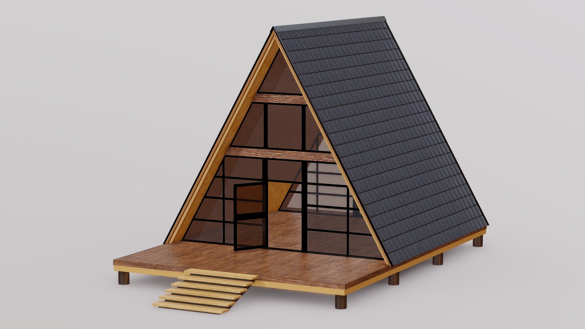 Tiny Home - Buy Royalty Free 3D model by 3Dee (@mellydeeis) [15f52ab ...