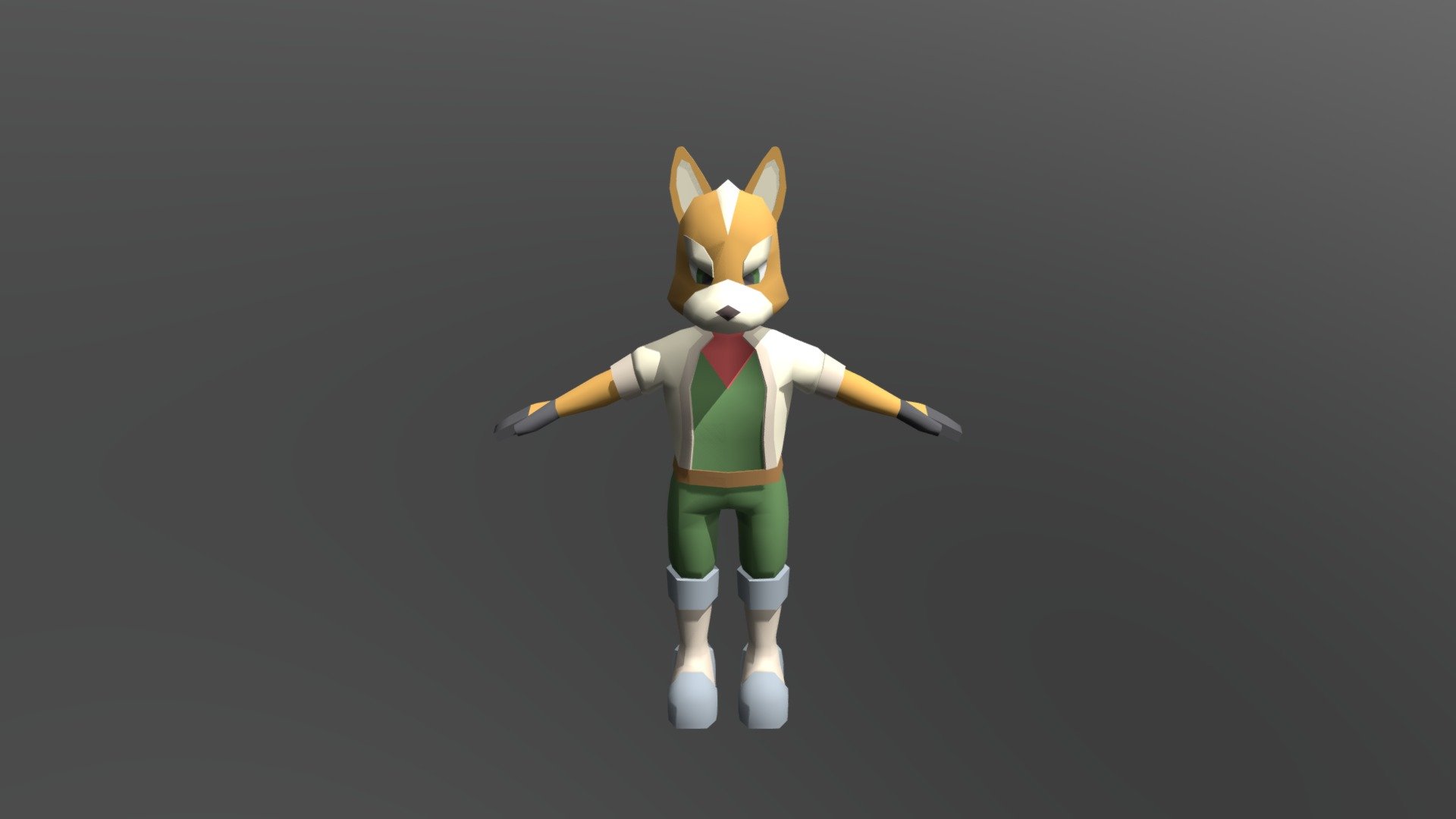 Low Poly Fox - 3D model by WotterDoodle [15f597f] - Sketchfab