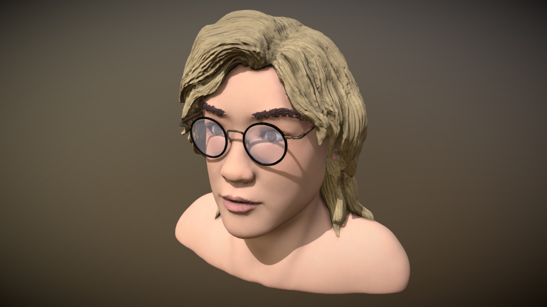 Self Portrait - 3D model by zichenguan [15f7348] - Sketchfab