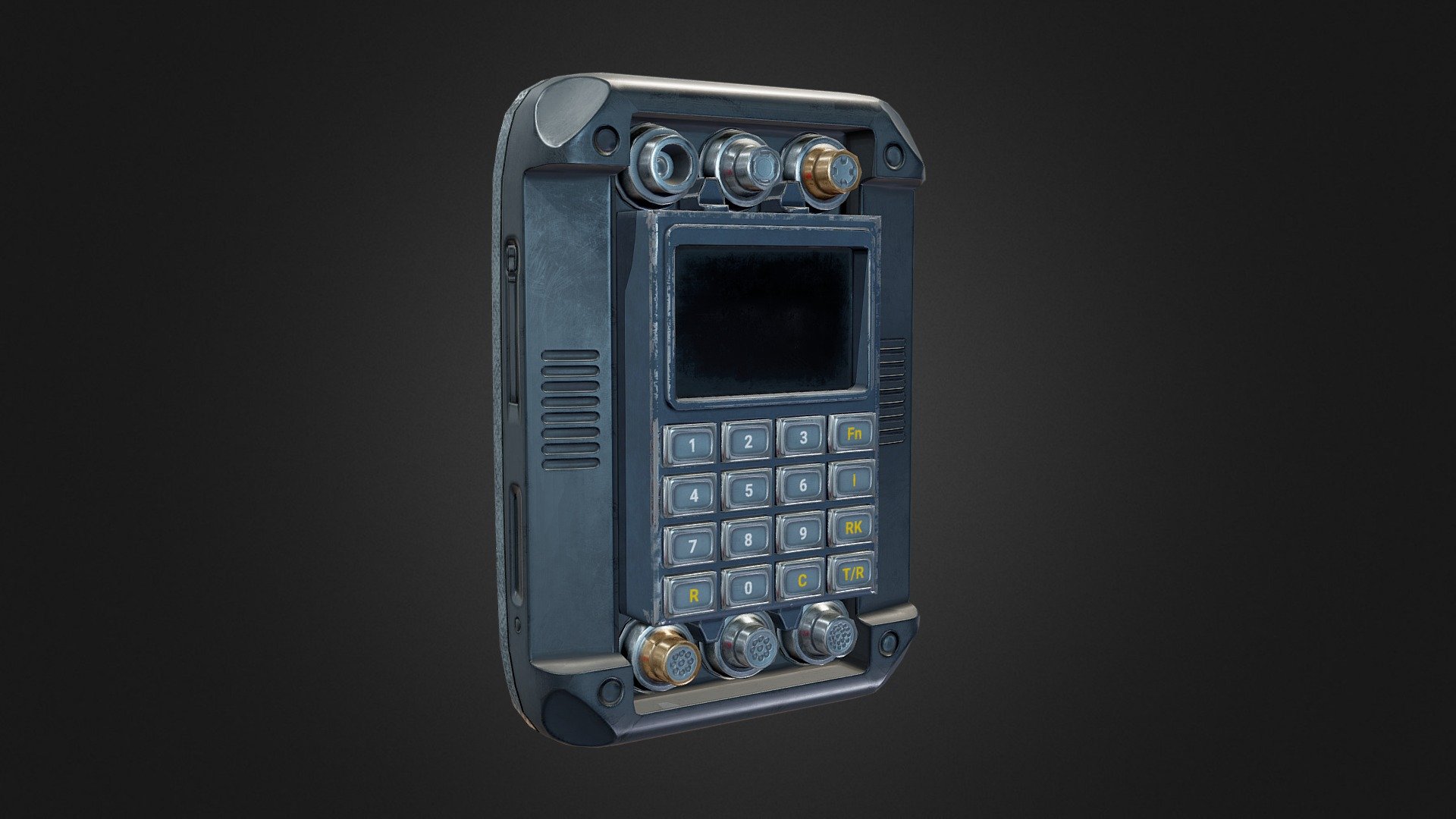 Sci-Fi Military Scrambler Device PBR low-poly - 3D model by Konstantin ...