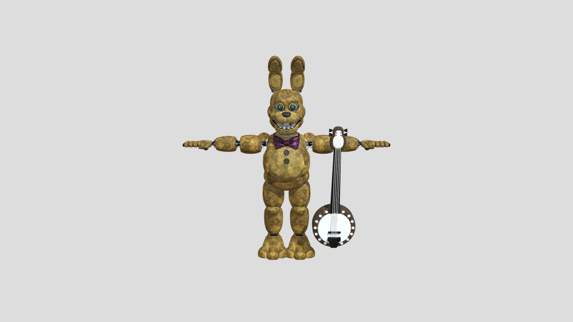 Springbonnie_V4 - 3D model by Purem [15fb6f4] - Sketchfab