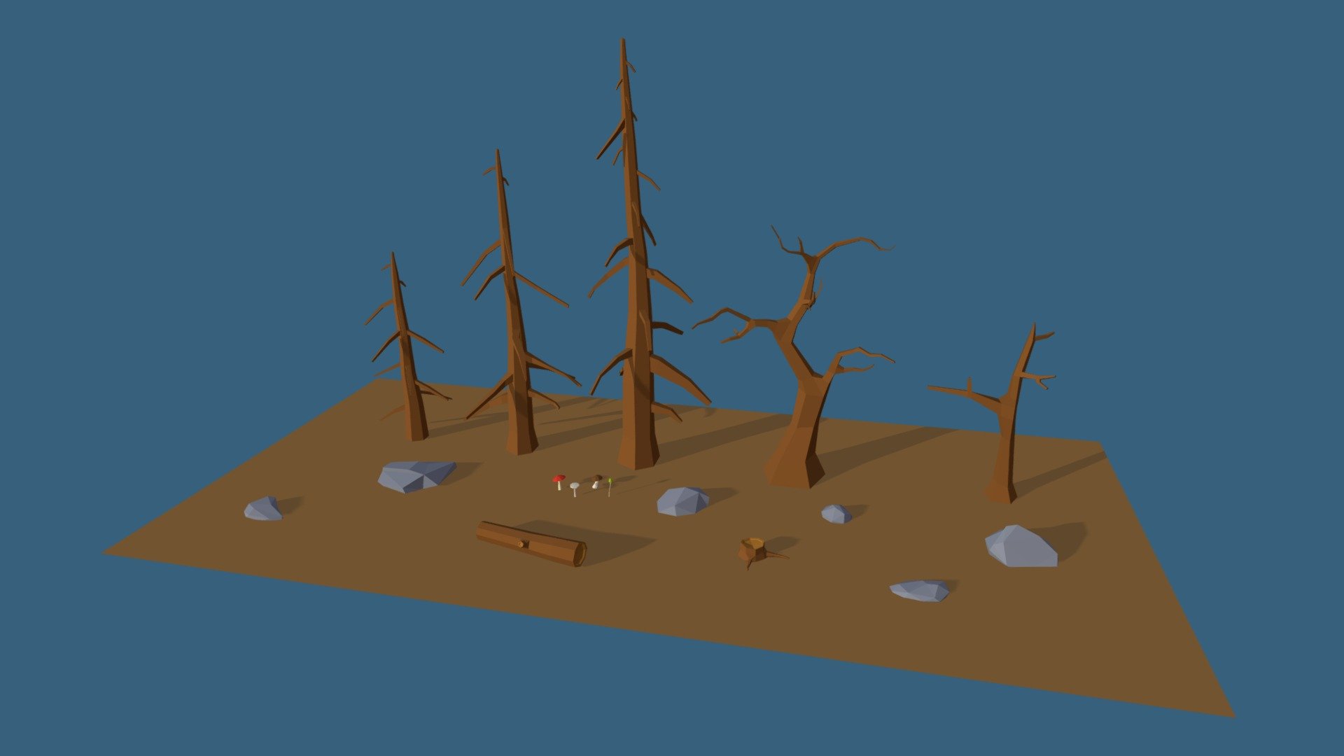 Dead Forest Scene - 3D model by Chiaro22 [15fc28d] - Sketchfab
